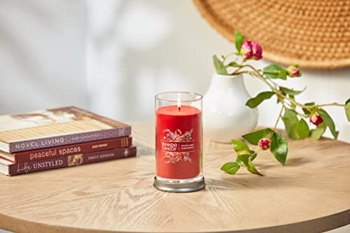 Yankee Candle Sparkling Cinnamon Signature Medium Pillar Candle, 14.25oz