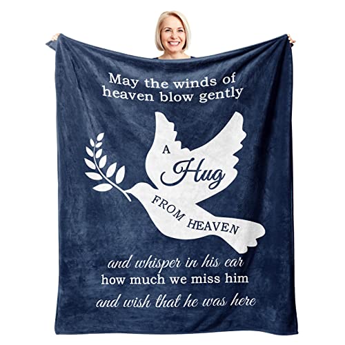 Xutapy Bereavement Gifts Blanket 60’’x50’’, Sympathy Gift, Memory Gifts for Loss of Mother/Father, Condolences Gift, Remembrance Gift, Memorial Gifts for Loss of Loved One, Best Gifts for Bereavement