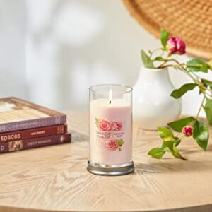 Yankee Candle Fresh Cut Roses Signature Medium Pillar Candle, 14.25oz