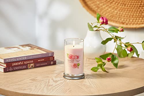 Yankee Candle Fresh Cut Roses Signature Medium Pillar Candle, 14.25oz