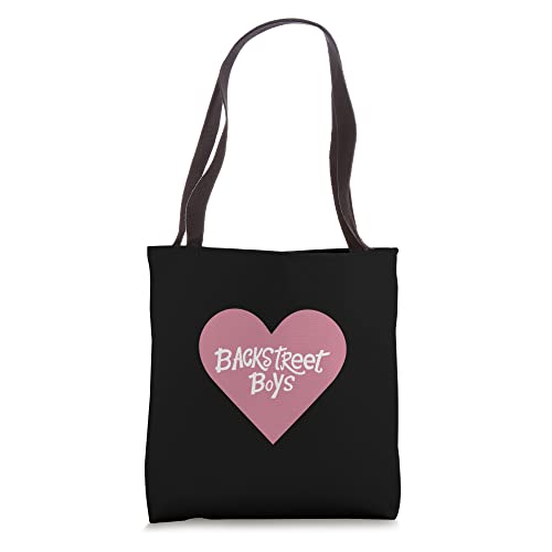 Backstreet Boys – Pink Heart Logo Valentine's Day Black Tote Bag