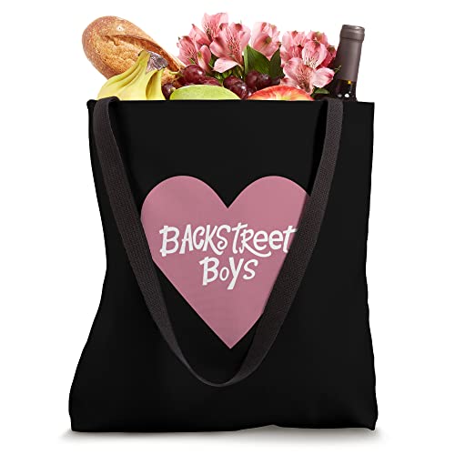 Backstreet Boys – Pink Heart Logo Valentine's Day Black Tote Bag