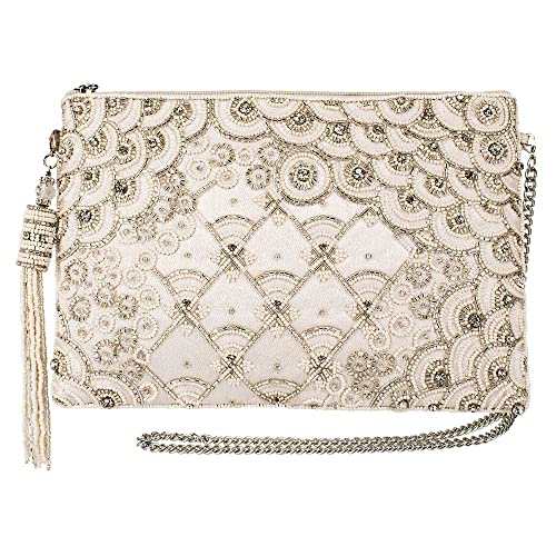 Mary Frances Womens Mary Frances Blissful Crossbody Clutch handbag, Multi, One Size US