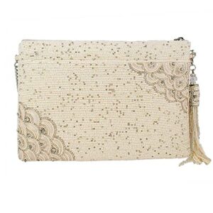 Mary Frances Womens Mary Frances Blissful Crossbody Clutch handbag, Multi, One Size US