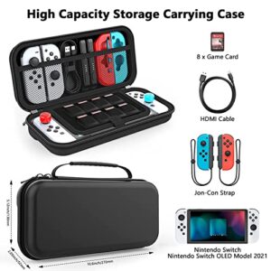 Groovy Case Made For Nintendo Switch Personalized Name Switch OLED Console Games Protective Funny Mushrooms Travel Carry Case for Gamers Kids Girls MB128