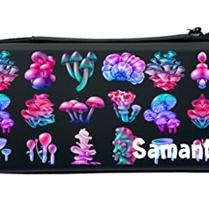 Groovy Case Made For Nintendo Switch Personalized Name Switch OLED Console Games Protective Funny Mushrooms Travel Carry Case for Gamers Kids Girls MB128