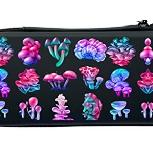 Groovy Case Made For Nintendo Switch Personalized Name Switch OLED Console Games Protective Funny Mushrooms Travel Carry Case for Gamers Kids Girls MB128