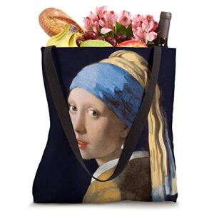 Johannes Vermeer - For Artists -Girl With a Pearl Earring Tote Bag