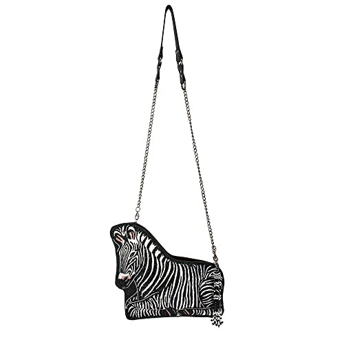 Mary Frances Roam Crossbody Zebra Handbag, Multi