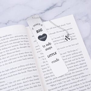 Thank You Bookmark Gift for Teacher Coach Appreciation Gift in Teacher's Day Graduation Christmas Anniversary Birthday Suitable Bookmark for Booklovers Medical Professor Nurse Leaders