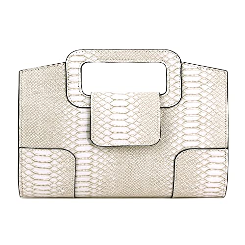 Naimo Snakeskin Evening Bag Crocodile Handbag Tote Top Handle Satchel Shoulder Bag Retro PU Leather Clutch Purse