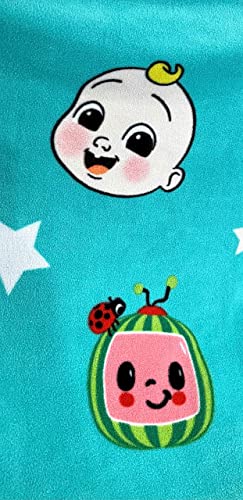 U.P.D., Inc. Cocomelon Fleece Throw Blanket 45x60- Coco Melon