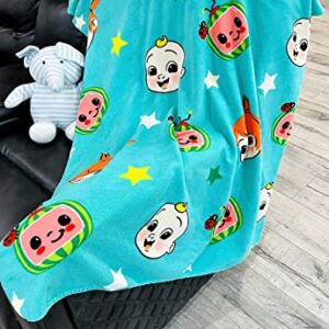 U.P.D., Inc. Cocomelon Fleece Throw Blanket 45x60- Coco Melon