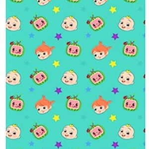 U.P.D., Inc. Cocomelon Fleece Throw Blanket 45x60- Coco Melon