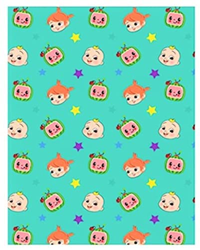 U.P.D., Inc. Cocomelon Fleece Throw Blanket 45x60- Coco Melon