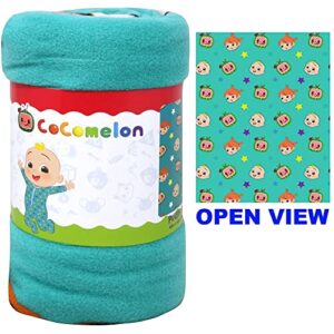 U.P.D., Inc. Cocomelon Fleece Throw Blanket 45x60- Coco Melon