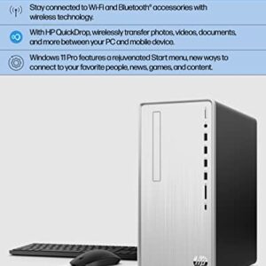 HP Pavilion Desktop Computer PC, AMD Ryzen 7 Processor, AMD Radeon Graphics, 16 GB SDRAM, 512 GB PCIe SSD, Windows 11 Pro OS, 9 USB Ports, High-Performance Wi-Fi & Bluetooth, (TP01-2062,2022)