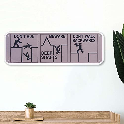 Danger Floating Shelves for Wall Decor Wall Decorations 16"x 4"