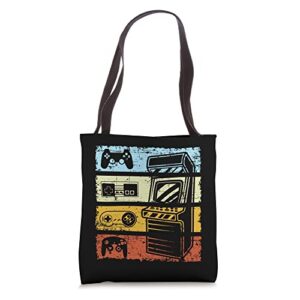 retro game machine – gaming gifts gamer vintage tote bag