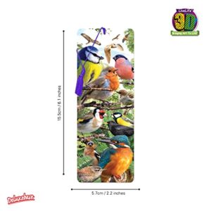 3D LiveLife Bookmark - Nature's Home from Deluxebase. A Bird book marker with lenticular 3D artwork licensed from renowned artist David Penfound