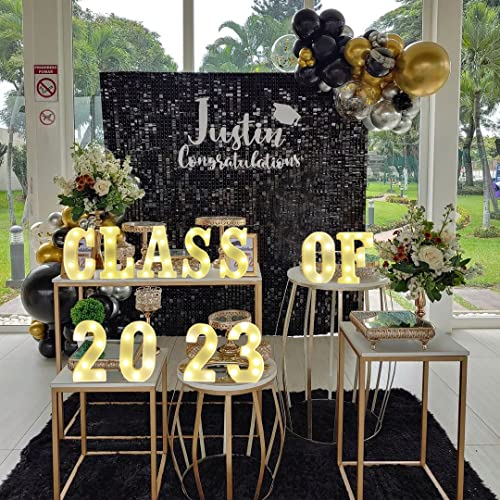 Graduation Party Decorations 2023, 11 LED Marquee Letter Lights "Class of 2023" for Graduation Decorations, GRAD 2023 Kindergarten Preschool High School College Graduation Decorations Party Supplies