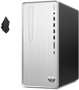 hp 2022 pavilion tp01 desktop computer, amd ryzen 3-5300g (beats core i5-10400), amd radeon, 32gb ram, 1tb pcle ssd, 9 usb ports, wireless-ac, bluetooth, hdmi, windows 11 home