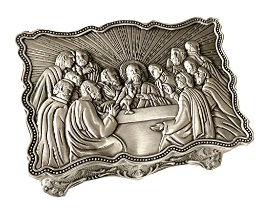 elegantmedical Last Supper Rosary Necklace Eucharistic box Catholic Christian Roman rosary case Jewellery GIFT BOX