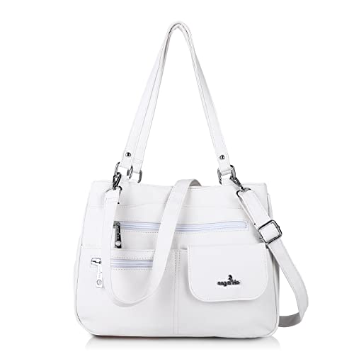 Angel Kiss Purses and Handbag for Women Soft PU Leather Large Hobo Bags for Ladies Top Handle Satchel Shoulder Bag