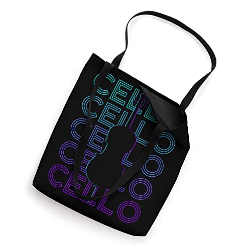 Cello Cellist Retro Tote Bag