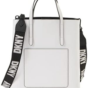 DKNY INES Tote Bag, BLK/Opt WT