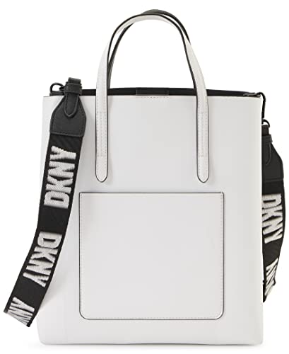 DKNY INES Tote Bag, BLK/Opt WT