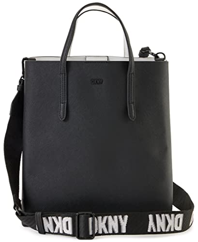 DKNY INES Tote Bag, BLK/Opt WT