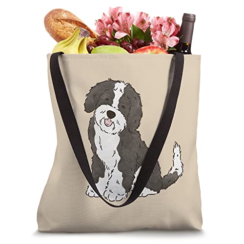 Sheepadoodle Lovers Sheeppoo Doodle Dog Mom Tote Bag