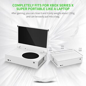 G-STORY 12.5‘’ Portable Monitor for Xbox Series S, 1080P Portable Gaming Monitor IPS Screen for Xbox Series S（not Included） with Two HDMI, HDR, Freesync, Game Mode, Travel Monitor for Xbox Series S