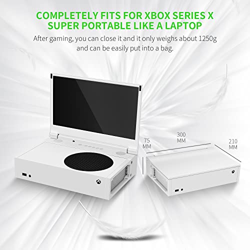 G-STORY 12.5‘’ Portable Monitor for Xbox Series S, 1080P Portable Gaming Monitor IPS Screen for Xbox Series S（not Included） with Two HDMI, HDR, Freesync, Game Mode, Travel Monitor for Xbox Series S