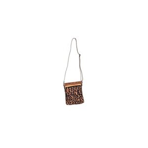 ARIAT Women's Tooled Leopard Crossbody Bag