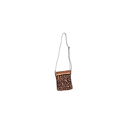 ARIAT Women's Tooled Leopard Crossbody Bag