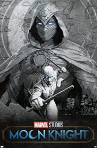 trends international marvel moon knight – teaser wall poster, 22.375″ x 34″, unframed version