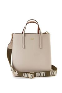 dkny ines tote bag, eggshell/crml