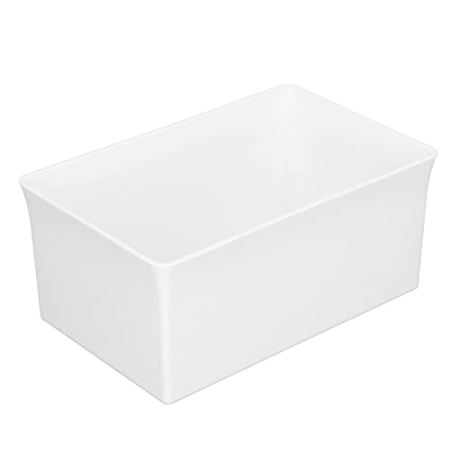 Storage Box, Plastic Desktop Storage Box Plastic Storage Bin Tote Multifunction Dustproof Storage Box Organizing Container with Lid for Home Desktop(#2)