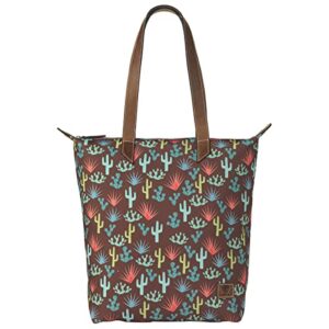 ariat women’s tote cruiser matcher cactus brown