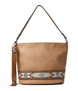 m&f western nocona carmen shoulder bag tan one size