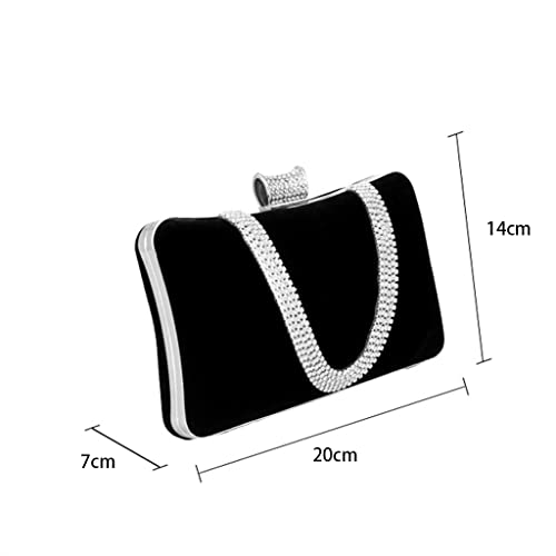 Suede Prom Cocktail Party Wedding Engagement Evening Bag Purse Clutch Pouch