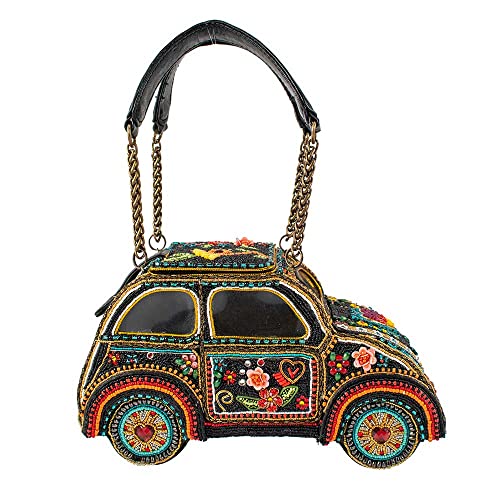 Mary Frances Joyride Vintage Car Beaded Top Handles Handbag, Multi