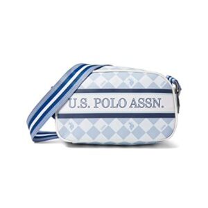 U.S. Polo Assn. Diamond Stripe Crossbody Light Blue One Size