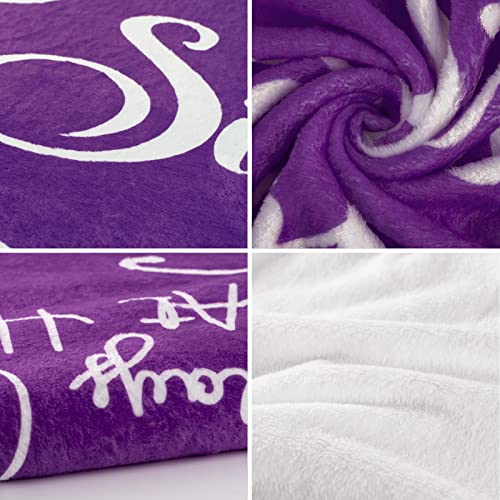 Sisters Gifts from Sister Birthday Gifts for Sister Blanket Christmas Valentines Mothers Day Big Sister Purple Gifts for Her Sister in Law Soft Warm Throws Blanket