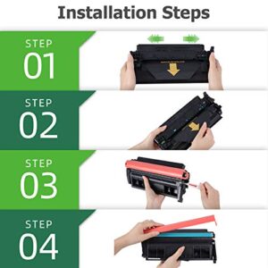 Aztech 26A CF226A Toner Cartridge 2 Pack Compatible Replacement for HP 26A CF226A 26X CF226X Pro M402dn M402n M402dw Pro MFP M426fdw M426fdn M426dw Series Printer Ink High Yield (Black 2-Pack)