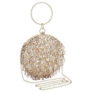 uborse women clutch bag vintage crystal beaded evening bag rhinestone clutch evening purse for wedding cocktail party