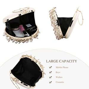 UBORSE Women Clutch Bag Vintage Crystal Beaded Evening Bag Rhinestone Clutch Evening Purse for Wedding Cocktail Party