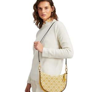 Tory Burch T Monogram Jacquard Mini Hobo (Goldfinch)